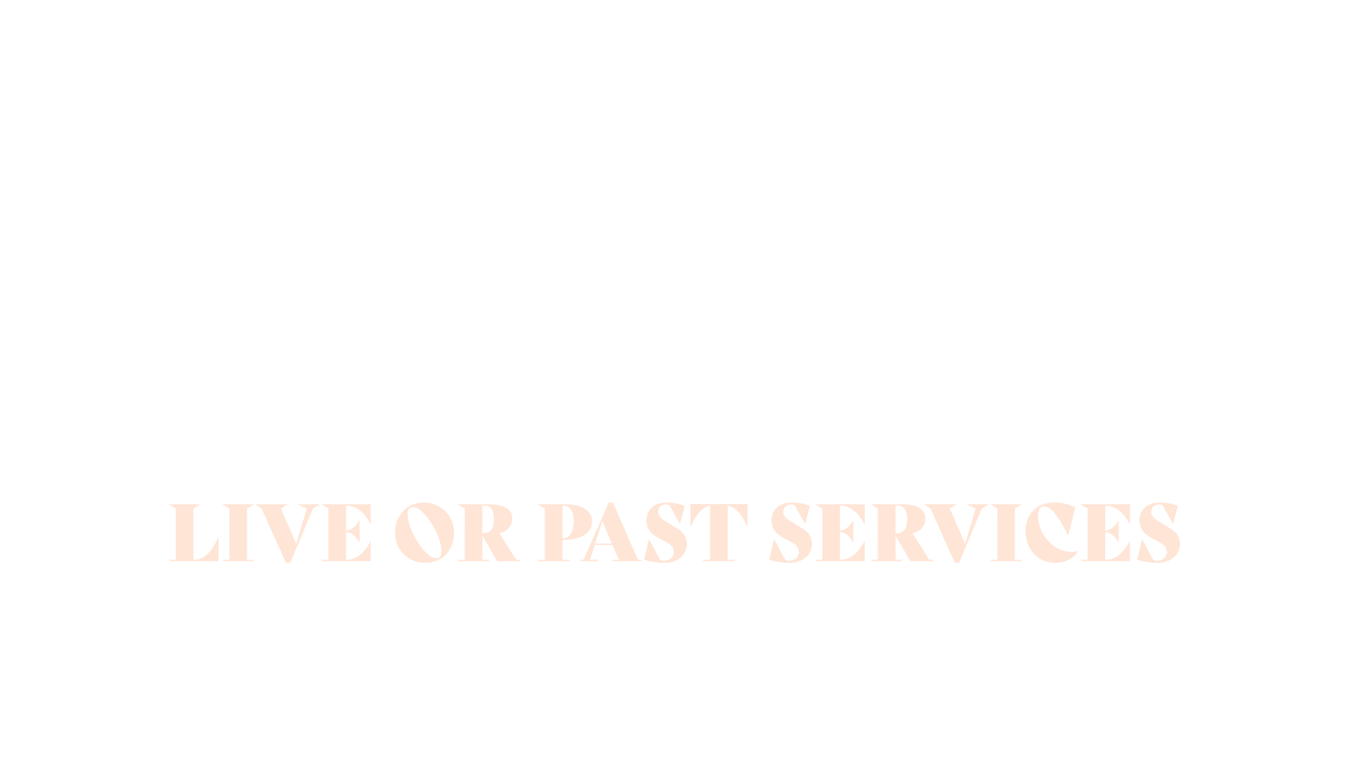 OneLife Church // Watch